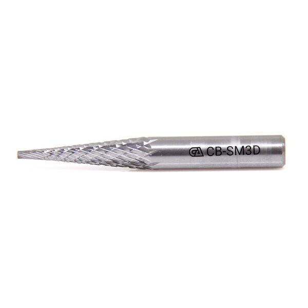 Continental Abrasives SM-3 Double Cut Conical Pointed Nose Tungsten ...