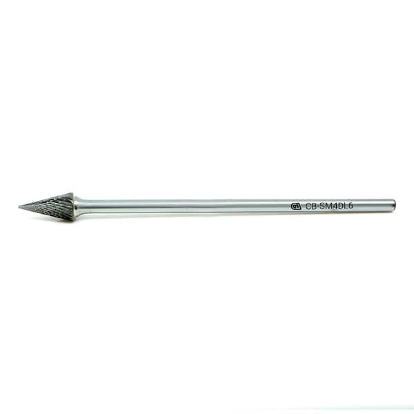 Continental Abrasives SM-4 Double Cut Conical Pointed Nose Tungsten ...