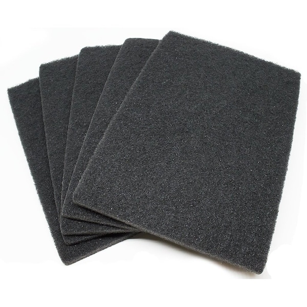 Continental Abrasives 6" x 9" Hand Pad Silicon Carbide BLACK NW-HPBLACK ...
