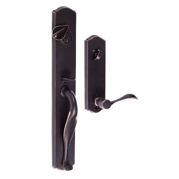 Sure-Loc Hardware Wasatch Handleset Dummy Trim, Sandstone Lever ...