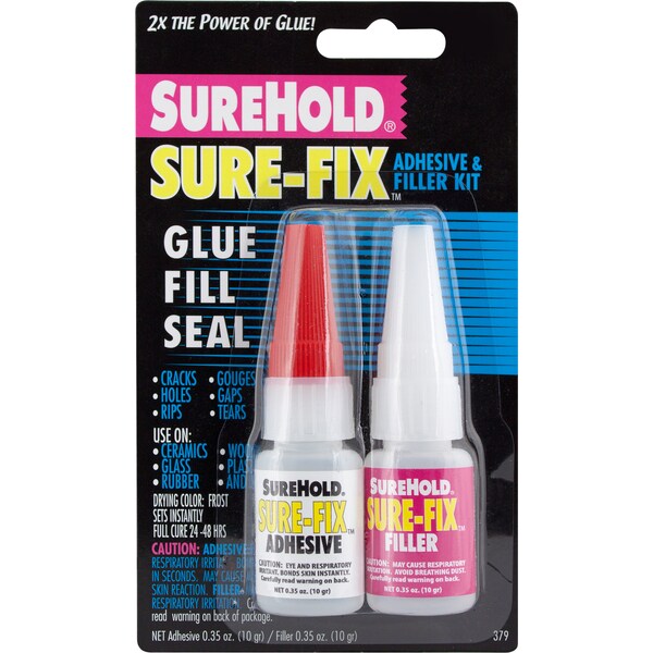 Surehold SureFix Adhesive And Filler kit (Adhesive = 10g / Filler =10g ...
