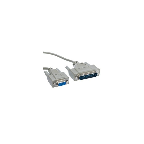 Swe-Tech 3C HP Plotter Cable, DB9 Female to DB25 Male, 8 Conductor, 6 ...