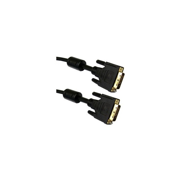 Swe-Tech 3C DVI-D Dual Link Cable with Ferrite, Black, DVI-D Male, 15 ...