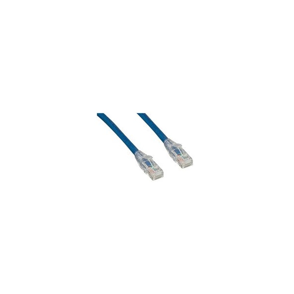 Cable Wholesale Cat6 Blue Copper Ethernet Patch Cable, Clear Finger ...