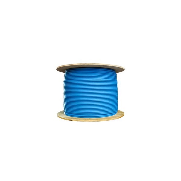 Cable Wholesale Cat6a Blue Copper Ethernet Cable, 10 Gigabit Stranded ...
