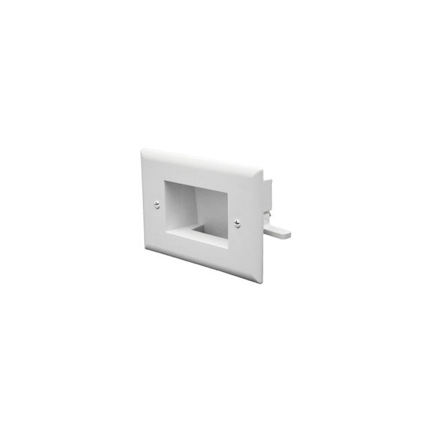 Swe-Tech 3C Easy Mount Recessed Low Voltage Cable Pass-through Plate ...