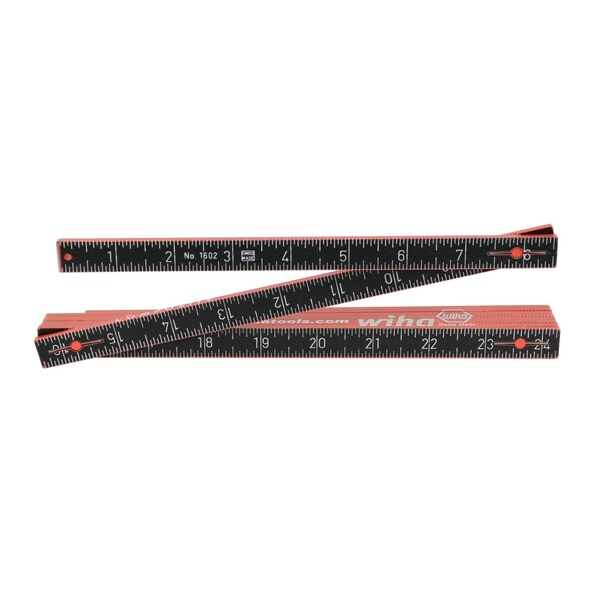 Wiha Composite Laminated Ruler Metric/Inch 61606 | Zoro