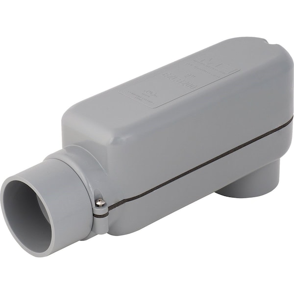 Madison Electric EZLB 2 In. Gray Molded PVC Service Entrance Conduit ...