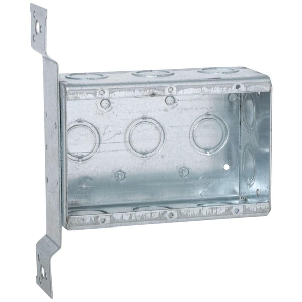 Southwire Electrical Box, 45 cu in, Wall Box Type, 3 Gangs, Steel TB ...