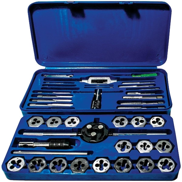 Century Drill & Tool Tap and Die Fractional Set 40-Piece 98900 | Zoro