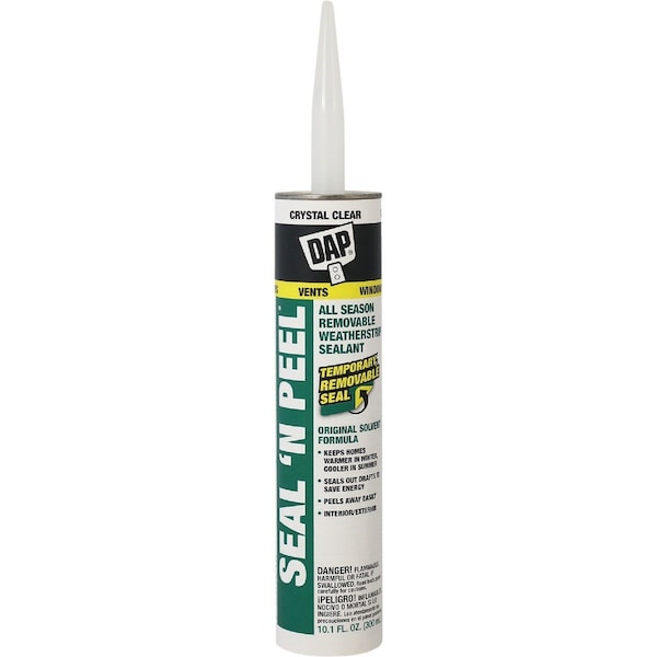 Dap SEAL 'N PEEL 10.1 Oz. Removable Weather Stripping Sealant ...