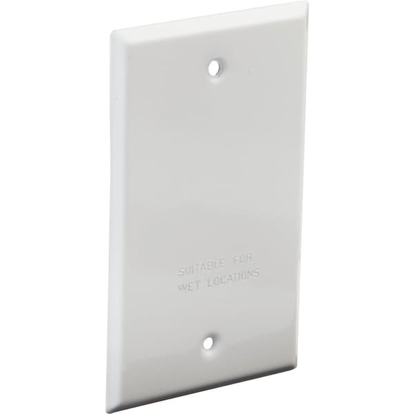 Bell Box Cover, 1 Gang, Aluminum, Blank Cover Type 5173-1 | Zoro