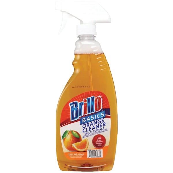Brillo Basics 22 Oz. Trigger Spray Orange Household All-Purpose Cleaner ...