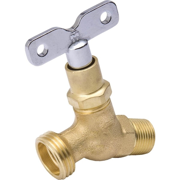 B & K 1/2 In. MIP X 3/4 In. Male Hose Thread Loose Key Hose Bibb 102 ...
