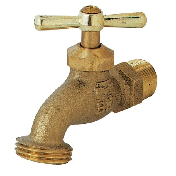 B & K ProLine 1/2 In. MIP X 3/4 In. Male Hose Thread Hose Bibb 103-003 ...