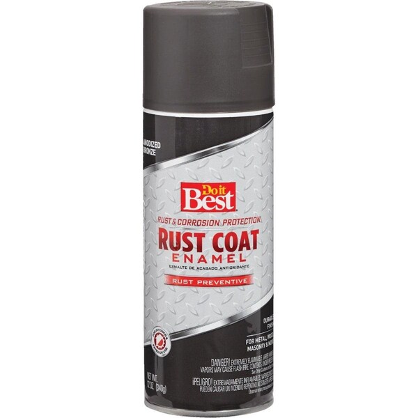 All-Source Rust Coat Gloss Anodized Bronze 12 Oz. Anti-Rust Spray Paint ...
