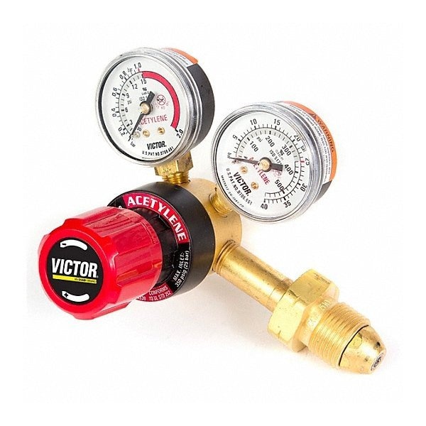 Victor Regulator, Heavy-Duty, Single Stage, Acetylene Gas 0781-9431 | Zoro