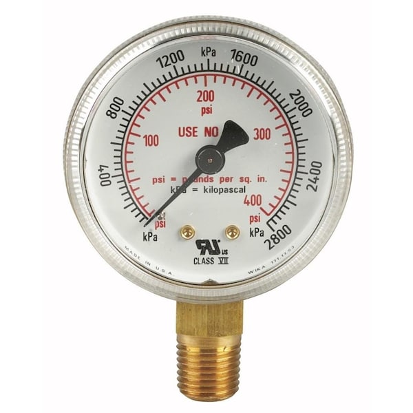 Victor Replacement Gauge, 2 Inch Dia, Gold Tint, 4000 psi Pressure 1424 ...
