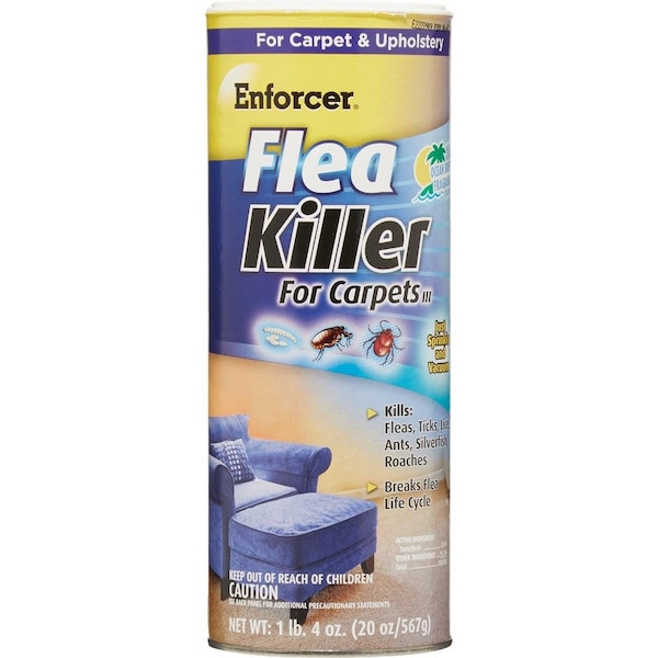 Enforcer 20 Oz. Ready To Use Powder Tick & Flea Killer For Carpets ...