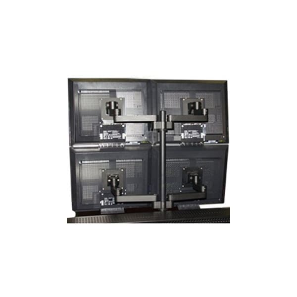 Innovative Office Products Mount Four Monitors Stacked Two Over Two ...