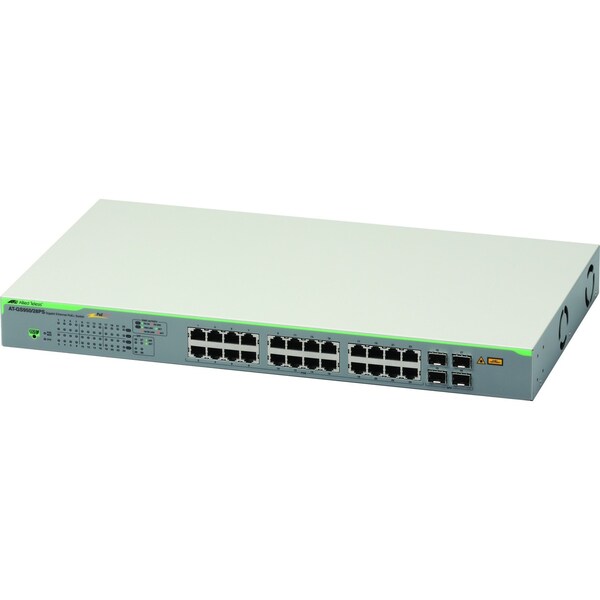 Allied Telesis 24-Port 10/100/1000T Websmart Switch w/ 4 Sfp Combo ...