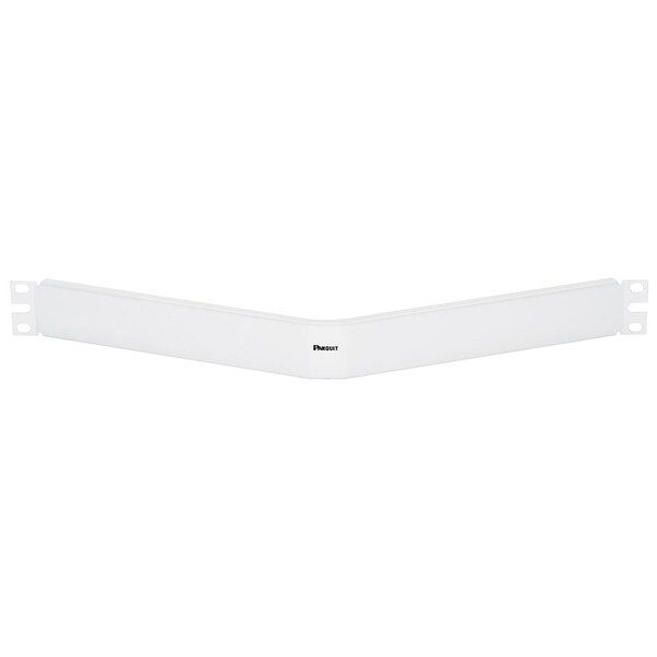 Panduit ANGLED FILLER PANEL 1 RU WH CPAF1WH | Zoro