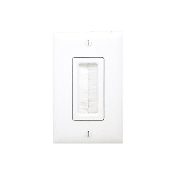 C2G Cable Access Wall Plate Wh WP1014-WH-V1 | Zoro