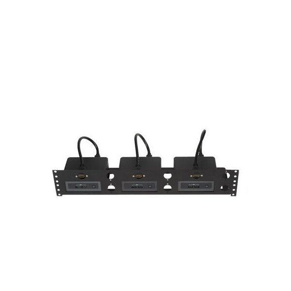 Simply Nuc Server Bracket, 2U Tall, Supports 3 H Chassis Nucs, 9 I/O ...