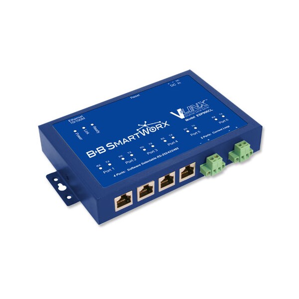 B+B Smartworx Ethernet Serial Server ESP906CL | Zoro