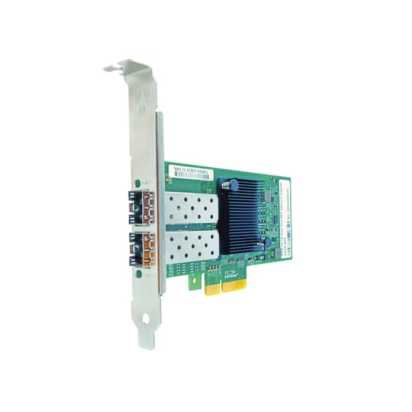 Axiom 1GBS DUAL PORT SFP PCIE X4 NIC CARD FOR INTEL W/TRANSCEIVERS ...