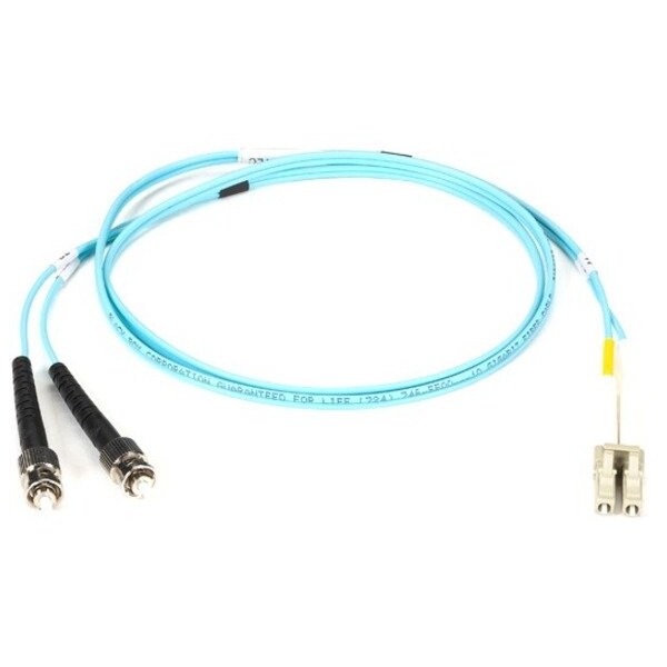 Black Box Om3 50-Micron Multimode Fiber Optic Patch Cable - Ofnr Pvc ...