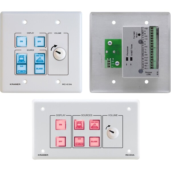 Kramer Electronics 6 Button Room Controller RC-63A | Zoro