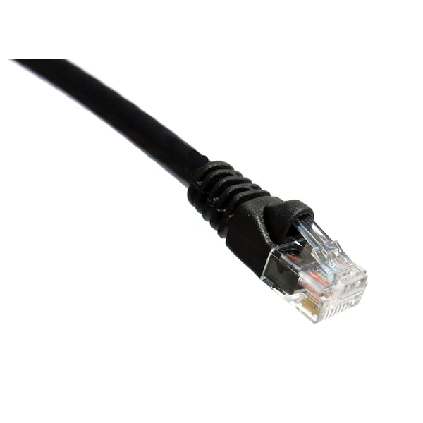 Axiom 10Ft Cat5E 350Mhz Patch Cable Molded Boot (Black) C5EMB-K10-AX | Zoro
