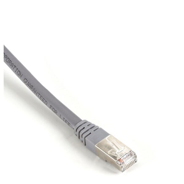 Black Box Cat6 400-Mhz, Shielded, Solid Backbone C EVNSL0273GY-0007 | Zoro