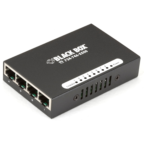 Black Box BLACK BOX Ethernet Switch 8-Port 10/100 Unmanaged LBS008A | Zoro
