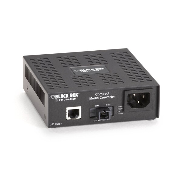 Black Box Single-Strand Fiber Media Converter, 100 LHC5129A-R3 | Zoro