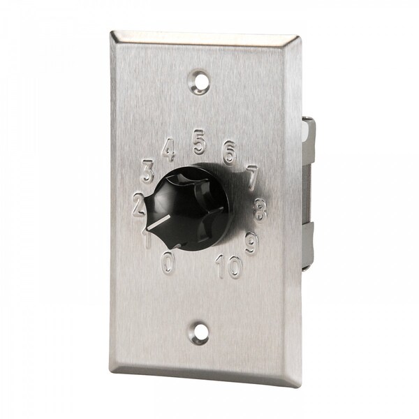 Quam 20W, 10-Step Attenuator w/ Priority 24Vdc By-Pass Relay, Single ...