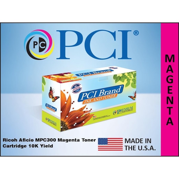 Pci Ricoh Aficio Mpc-300 841297 Magenta Toner Cartridge 10K Yield For ...