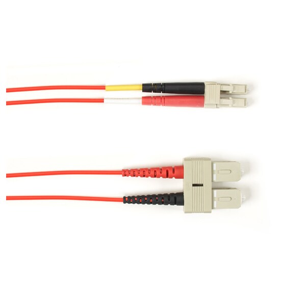 Black Box Om4 50-Micron Multimode Fiber Optic Patch Cable - Ofnr Pvc ...