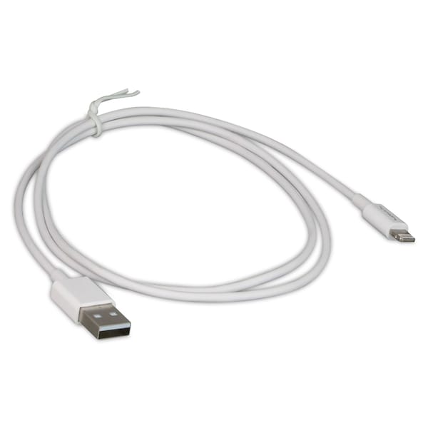 Enet Lightning Cable To Usb Male A White 6Ft USBA-LC-WH-6F-ENC | Zoro