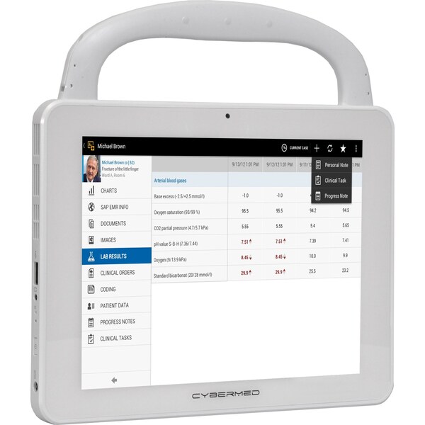 Cybernet Manufacturing 9.7In Medical Grade Tablet - Multi-Touch, Intel ...