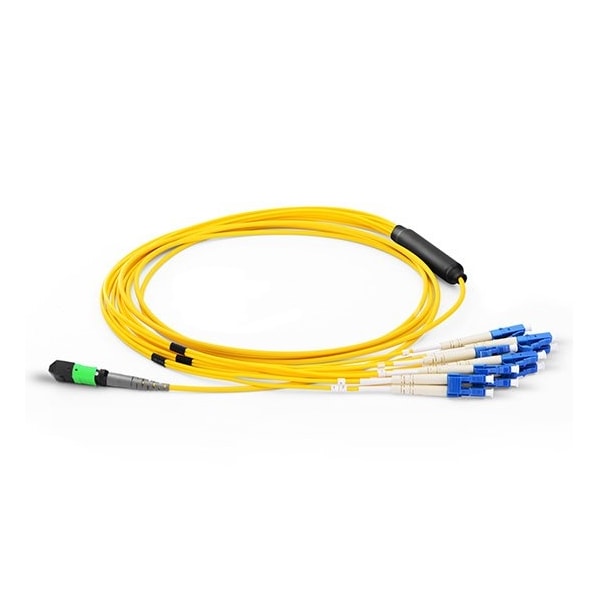 Axiom Mpo Female To 4 Lc Singlemode 9/125 Fiber Optic Breakout Cable ...