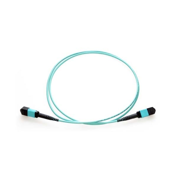 Axiom Mpo Female To Mpo Female Multimode Om3 50/125 Fiber Optic Cable ...