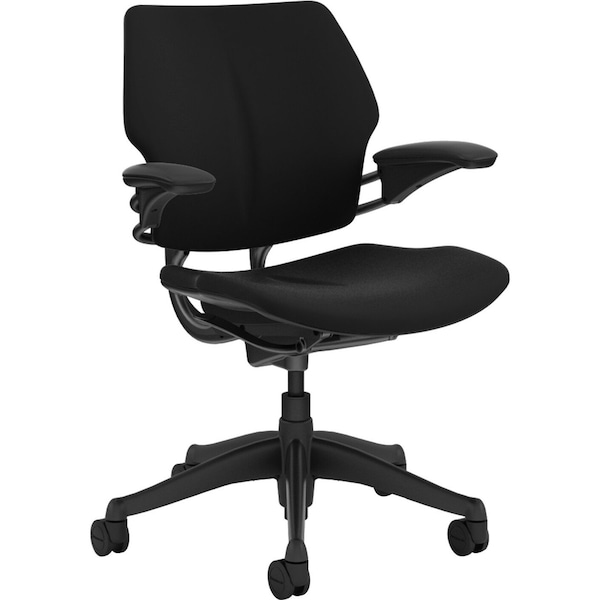 Humanscale Freedom, Standard Task Chair, Standard Duron Arms, Graphite ...