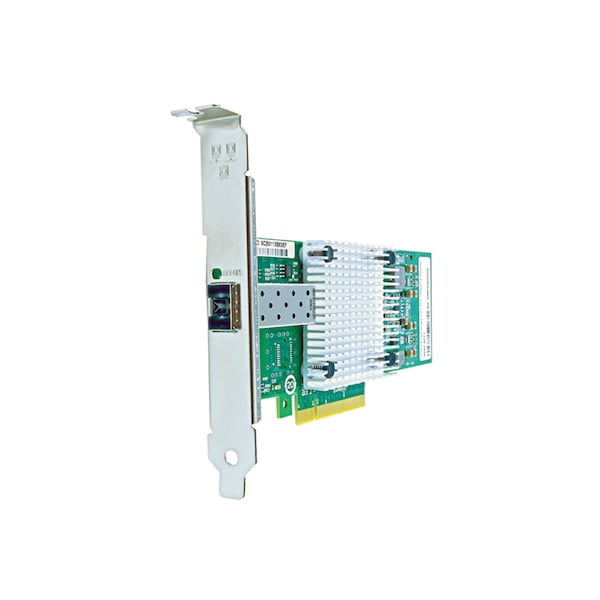 Axiom 10Gbs Single Port Sfp+ Pcie X8 Nic For Intel W/Transceiver ...