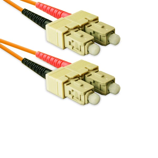 Enet 6M Sc/Sc Duplex Multimode 62.5/125 Om1 Or Better Orange Fiber SC2 ...