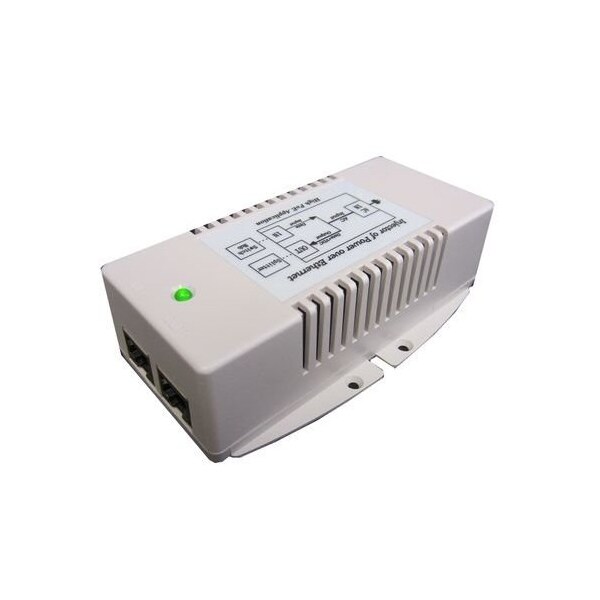 Tycon Systems 48V 50W High Power Gigabit Poe Power Inserter, Surge ...