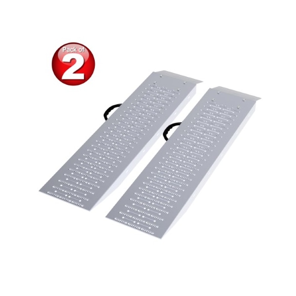 Fleming Supply Loading Ramps Steel Set for ATVs, Motorcycles, Mowers ...
