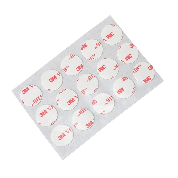 3M 3M 4950 White VHB Tape 1in diameter 5PK 3M 4950 CIRCLE-1"-5 | Zoro