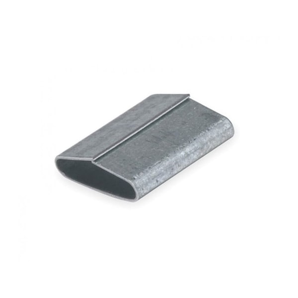 Idl Packaging Steel Strapping Seals, 1 in Length, Closed, Push, PK1000 ...